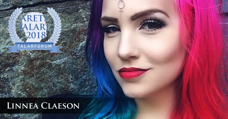 Linnéa Claeson Vinnare av Årets talare – Hederspris